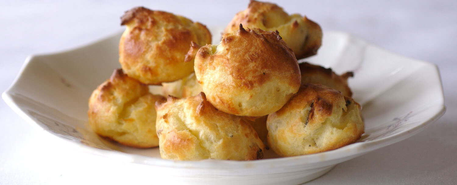 Recipes - Cheese Puffs with Natural Bacon - Applegate