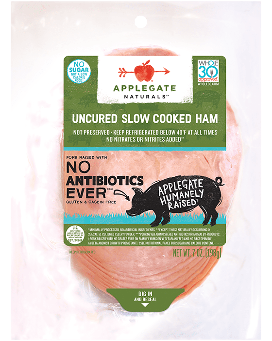 Products - Deli Meat - Natural Honey Ham - Applegate