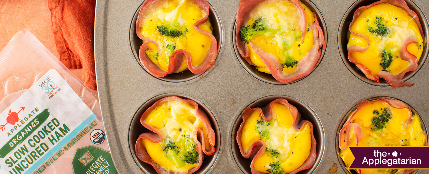 Recipes - Ham and Egg Baskets - Applegate