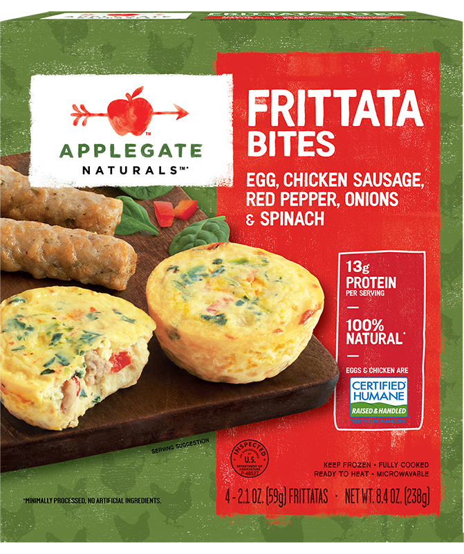 Products - Frittata Bites - Applegate Naturals® Egg, Chicken Sausage ...